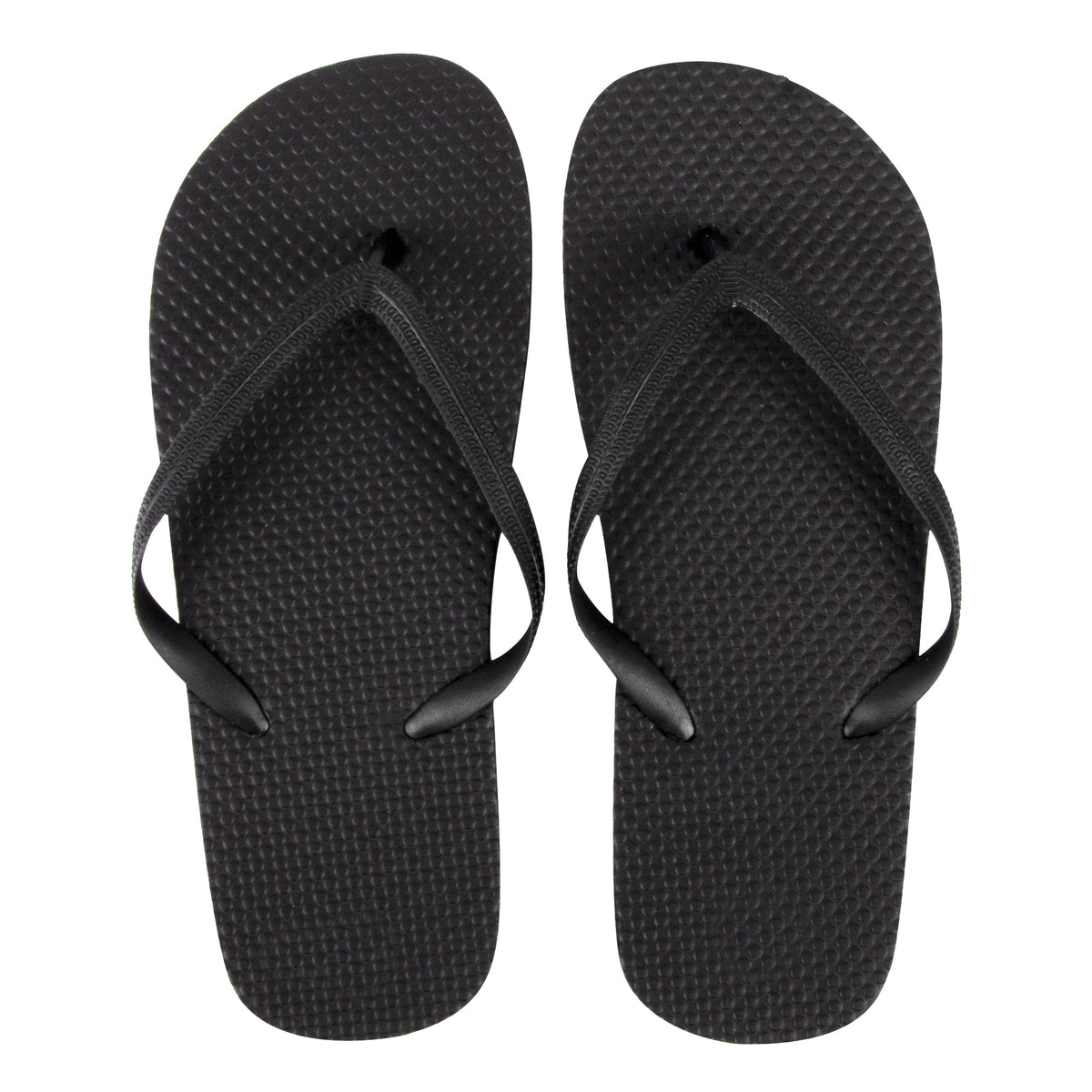 Bulk 50-pack Women's Flip Flops - All Black — BagsInBulk.co.uk